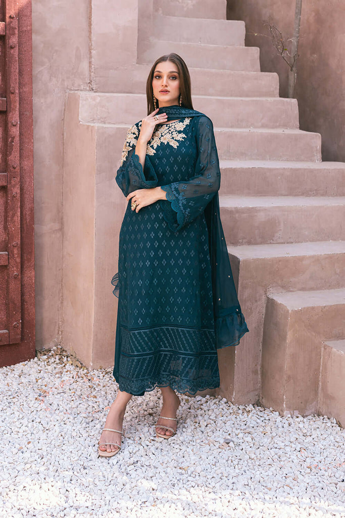 Ensembles - Embroidered 3pcs - Festive Collection – AZURE